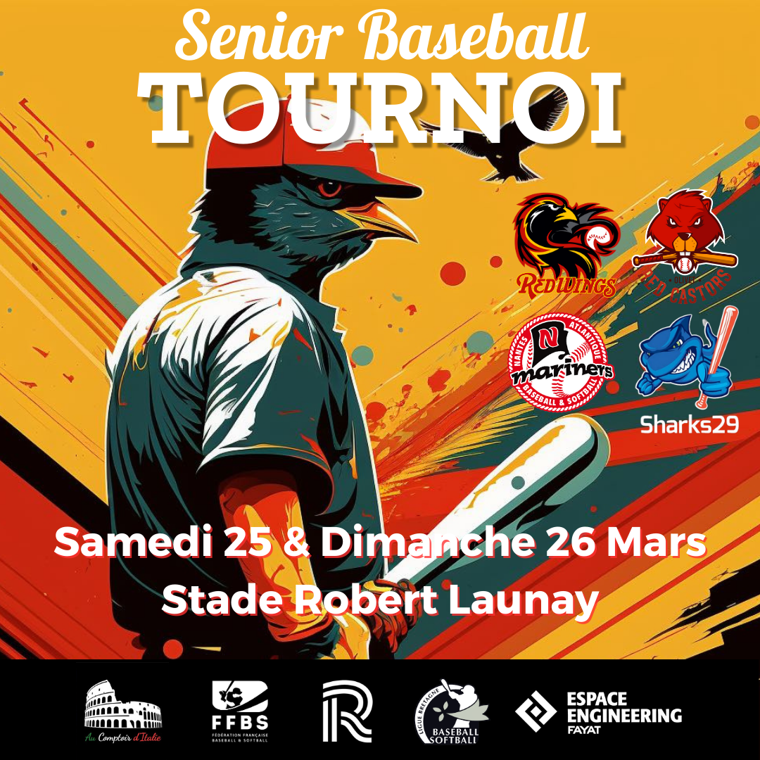 Redwings Rennes | Tournoi Régional Baseball 25 & 26 Mars 2023 ...